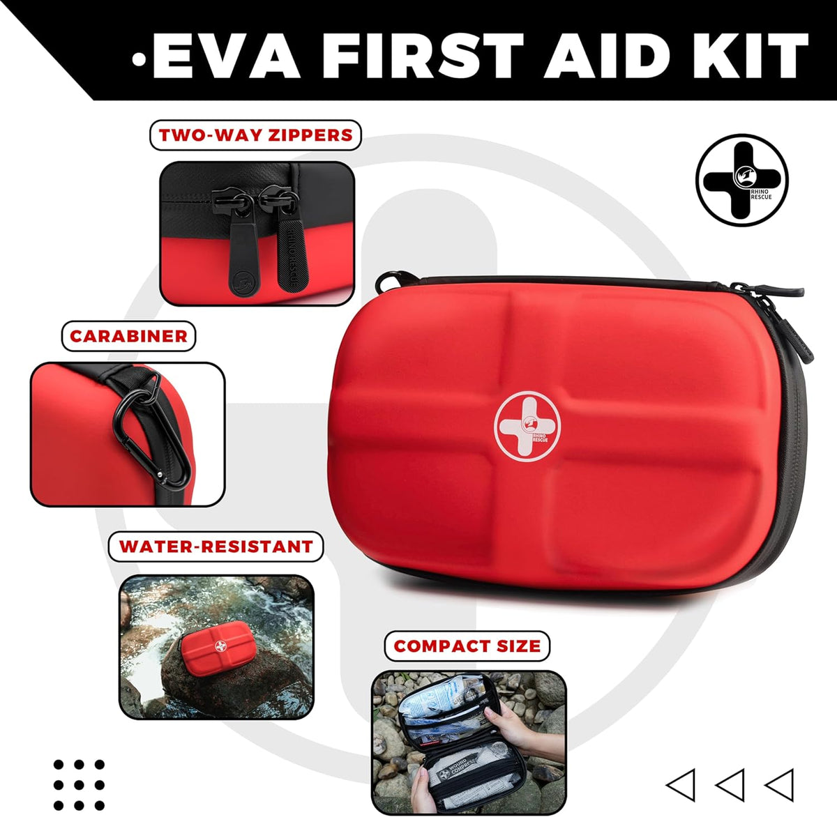 First Aid Kit – Best Emergency Medical Kit & Supplies HSA/FSA Eligible ...