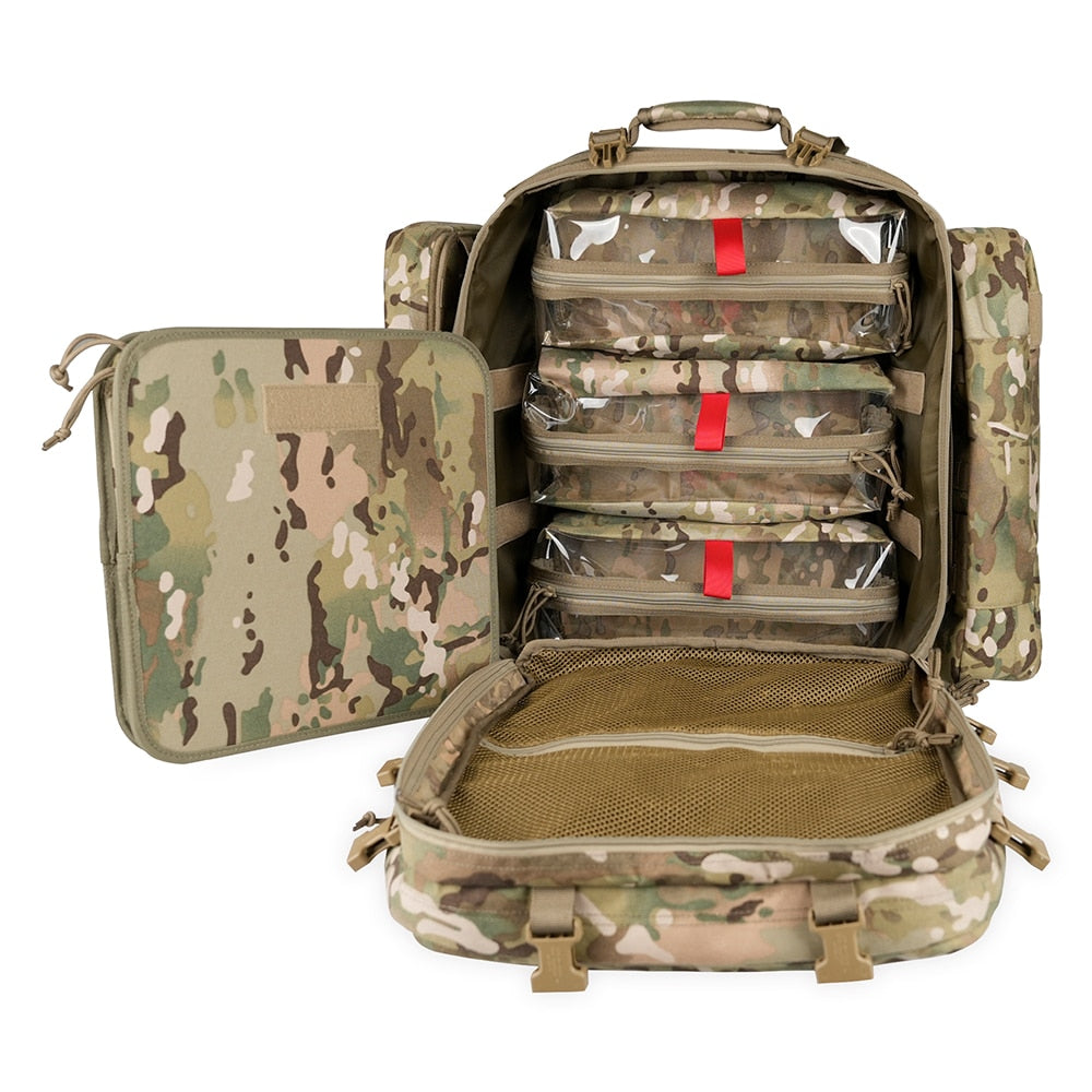 40L 1000D Nylon Tactical Medical Backpack,First Aid Kit|RhinoRescue