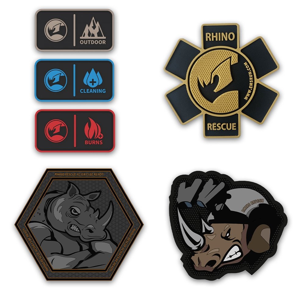 High-Quality 3D PVC Rubber Patches: Durable and Versatile Tactical Gear ...